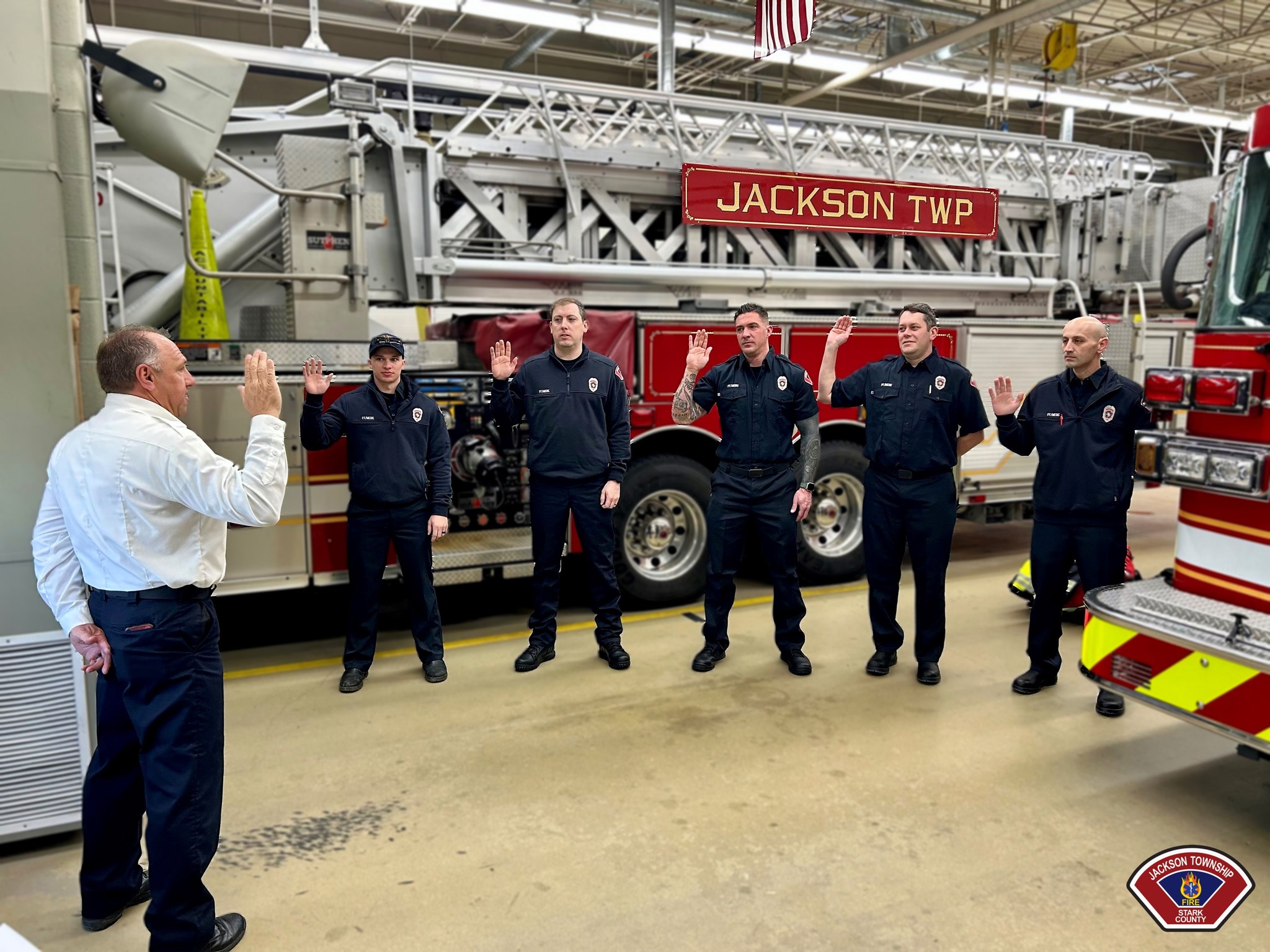 Five Firefighters Hired - Jackson Township, Stark County, Ohio