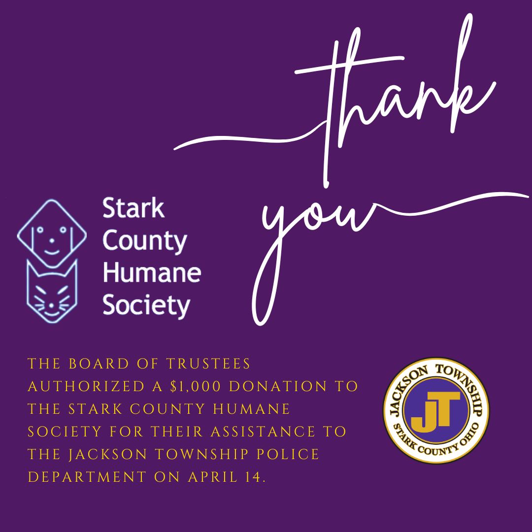 Thank You Stark County Humane Society - Jackson Township, Stark County ...
